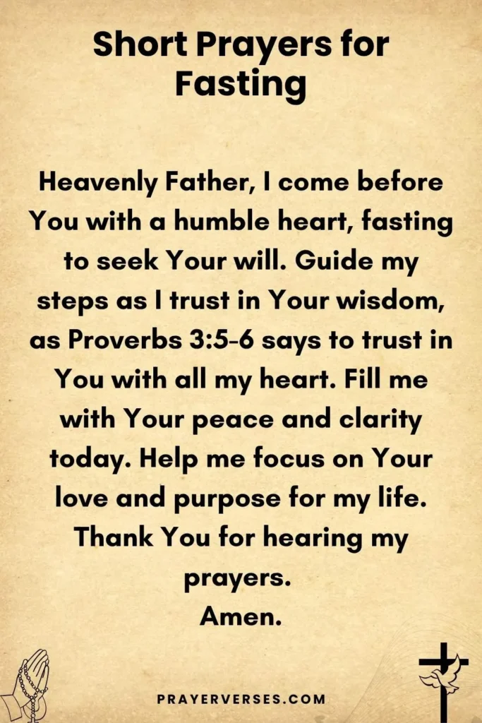 30+ Prayers for Fasting: Prayer Points, Scriptures and Guidance | Prayer Verses